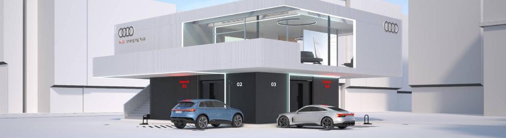 Dedicated hubs for quick-charging: the Audi pilot project | Volkswagen ...
